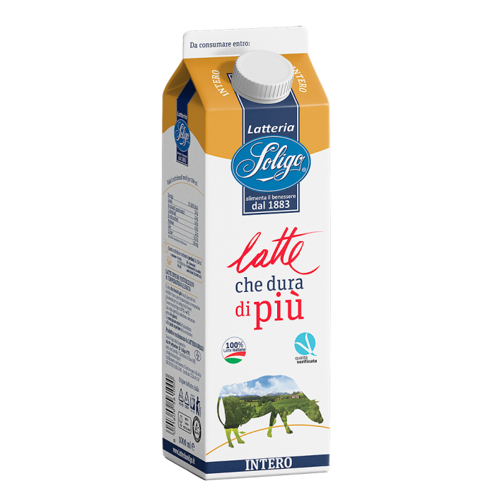 Latte che Dura di Più Intero 1000 ml QV - Latteria Soligo